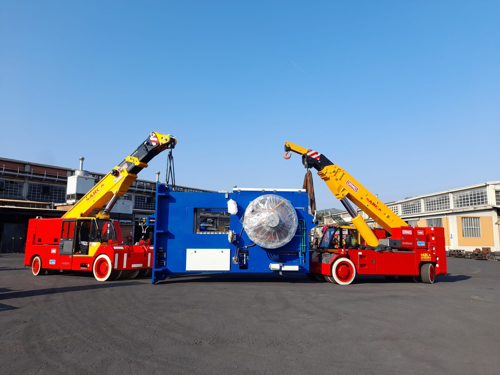 History - Produzione gru elettriche produzione gru pickandcarry - Ormig ...